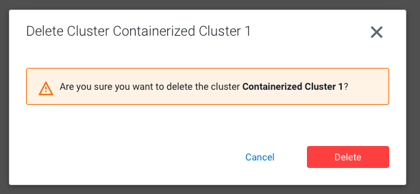 Manually uninstalling ECS from a cluster