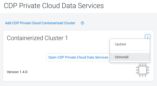 Manually uninstalling ECS from a cluster