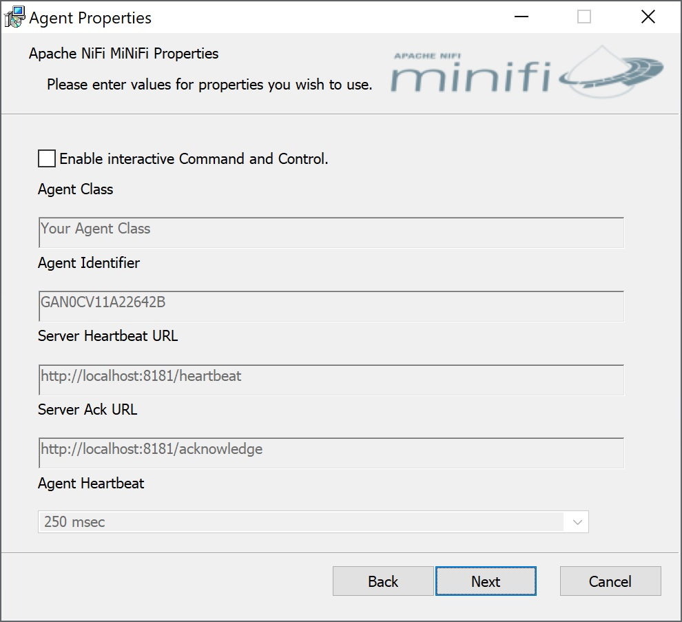 Install the C++ agent on Windows using the MSI