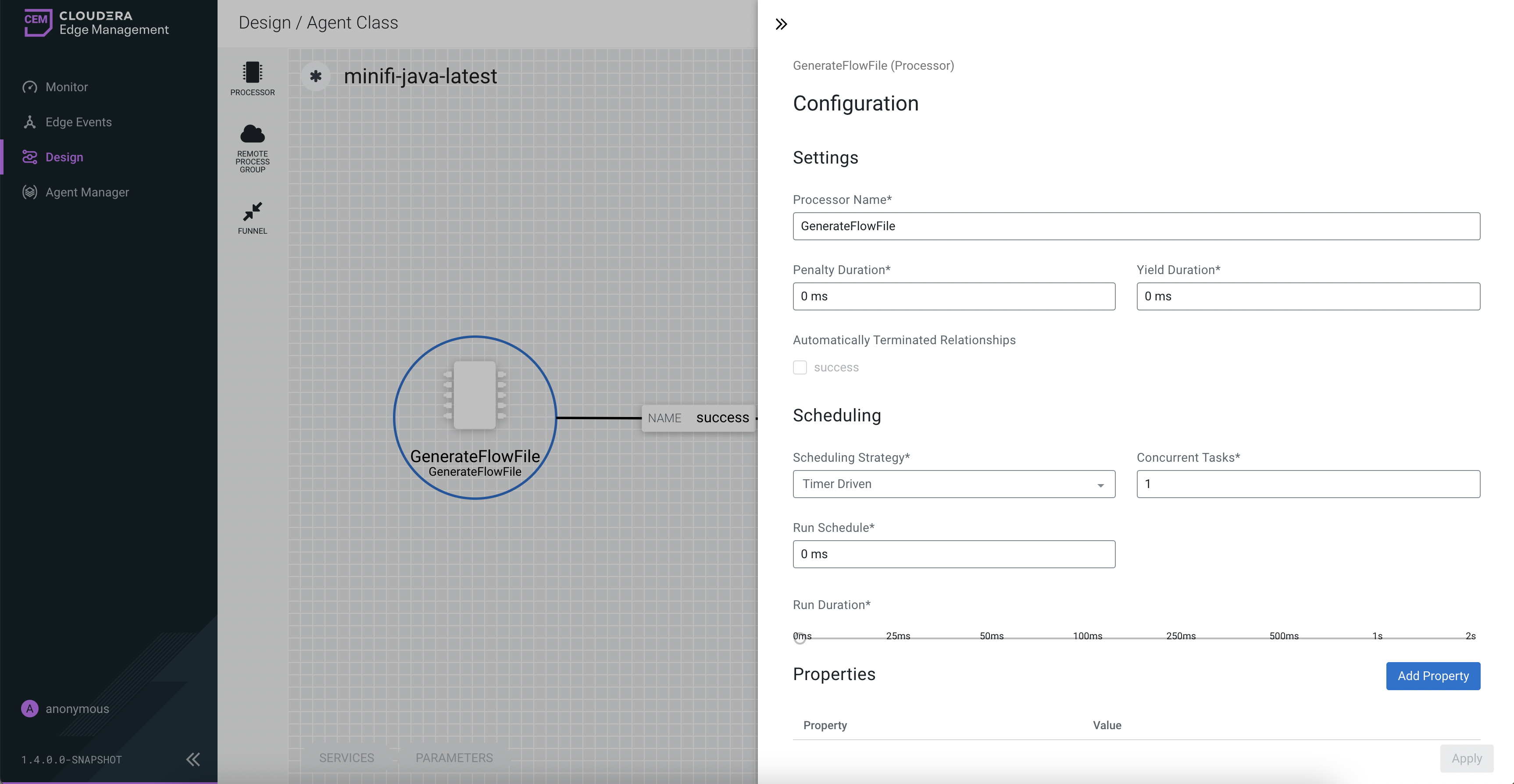 Example dataflow in CEM