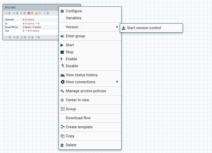 Start version control