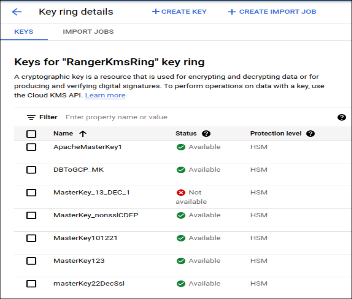 Integrating Ranger KMS DB with Google Cloud HSM