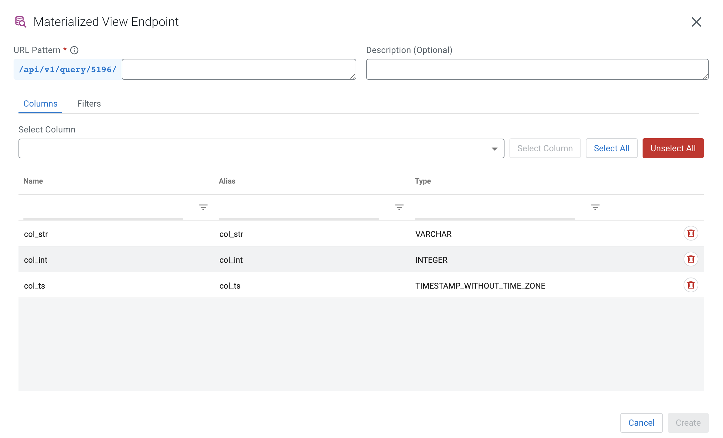 Creating Materialized Views